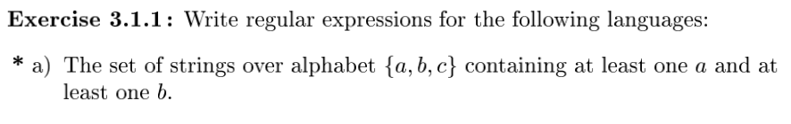 Solved Exercise 311 Write Regular Expressions For The