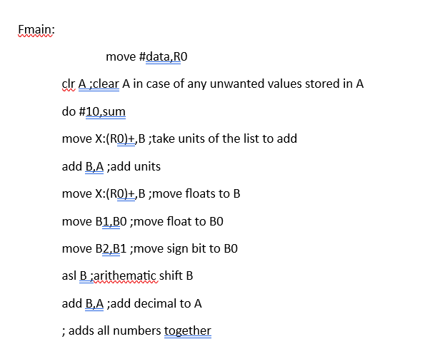 Solved \r\n\r\n\r\nmove \\#storage,R1 ;make 0X2016 the start | Chegg.com