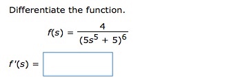 Solved Differentiate the function. 3x2 4x 5 -dy. | Chegg.com