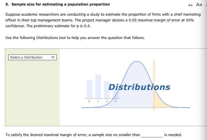 Solved 5. Sample size for estimating a population proportion | Chegg.com