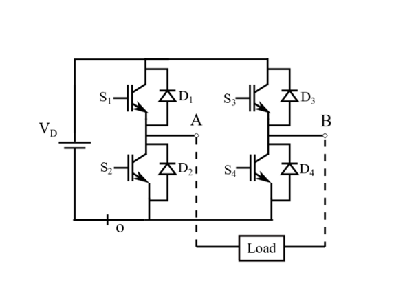 Solved By installing the full-bridge converter circuit shown | Chegg.com