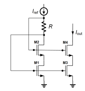 Wide-swing cascade current mirror. A low-headroom | Chegg.com