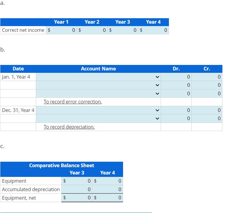 Solved Recording and Reporting an Error, Comparative | Chegg.com