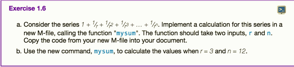 Solved Exercise 1.6 a. Consider the series 1 + + Je + y3 + + | Chegg.com