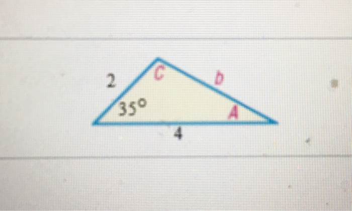 Solved Find the area K of the triangle. K=? | Chegg.com