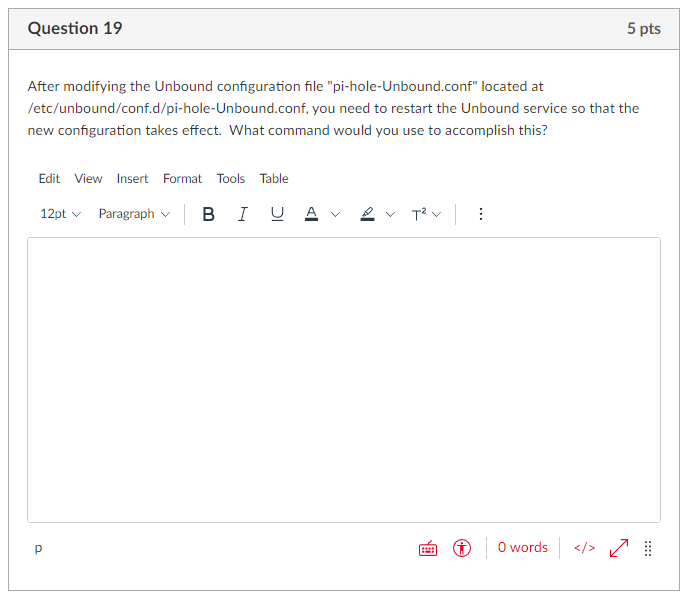 Solved After Modifying The Unbound Configuration File