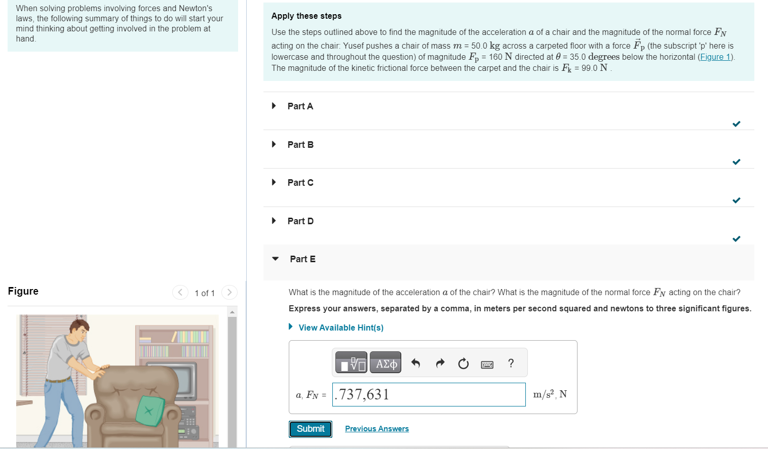 Solved When solving problems involving forces and Newton's | Chegg.com