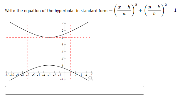 Solved Write the equation of the hyperbola in standard form | Chegg.com