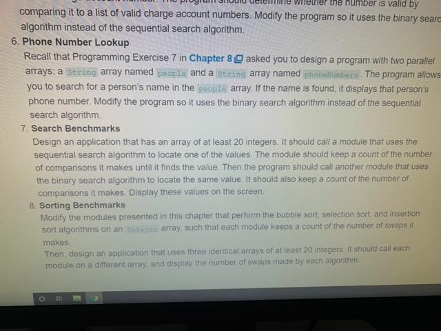 Solved the number is valid by comparing it to a list of | Chegg.com