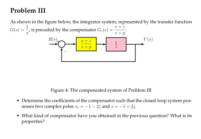 Solved Problem III As shown in the figure below, the | Chegg.com