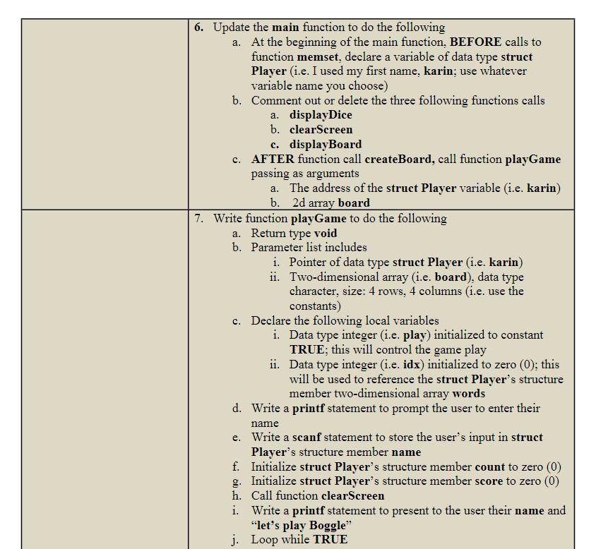Solved 1. Copy the C source code file from Assignment 3 and | Chegg.com