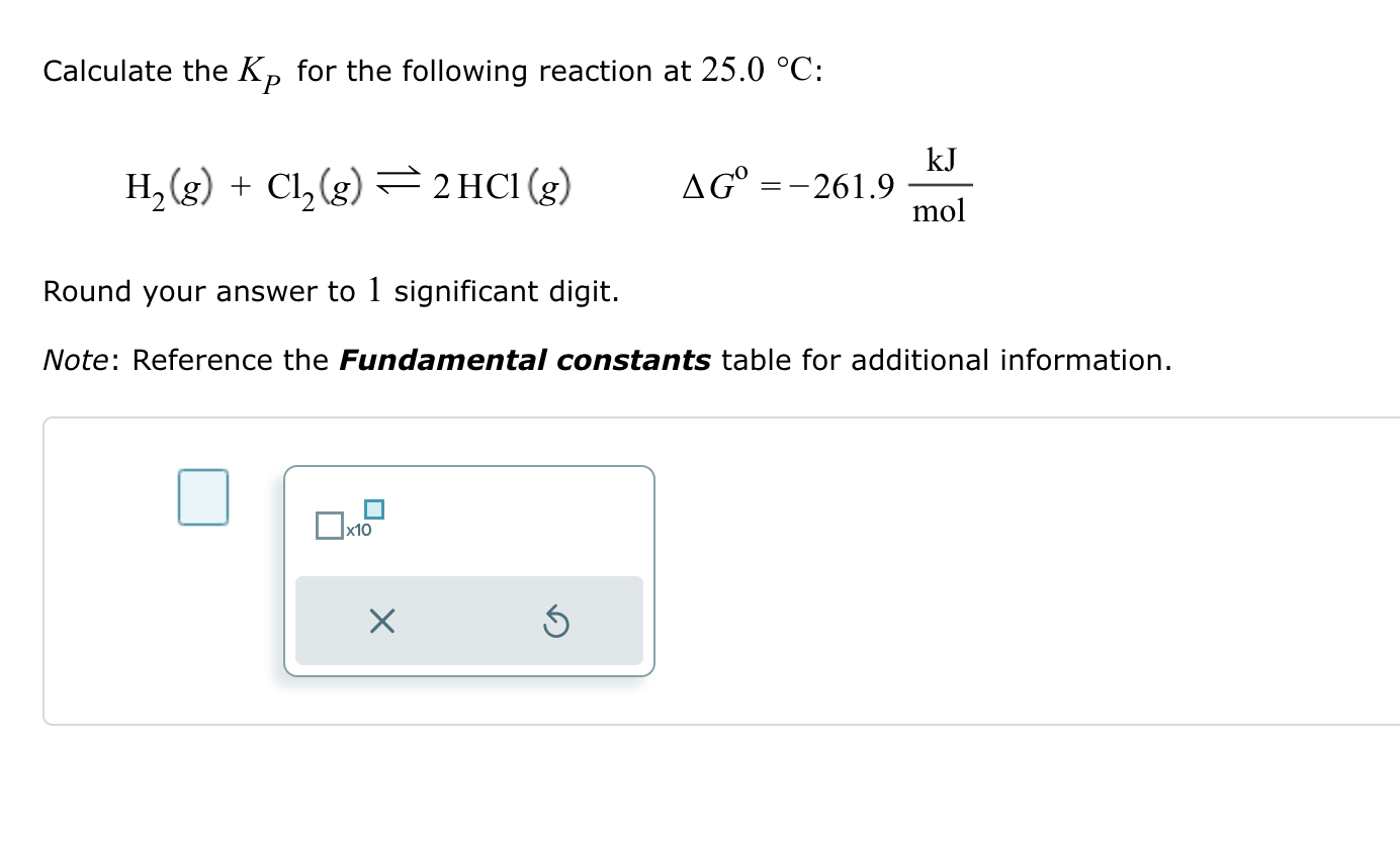 Solved Calculate the KP ﻿for the following reaction at | Chegg.com