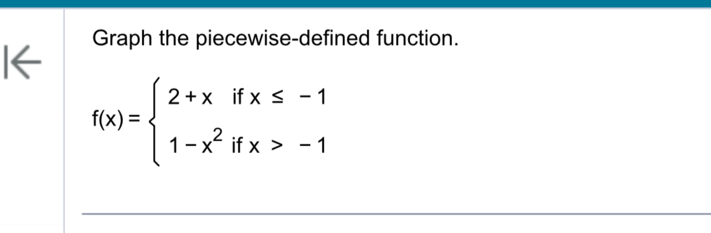 Solved Find Fif X 1 ﻿for F X 2 Times 2graph The