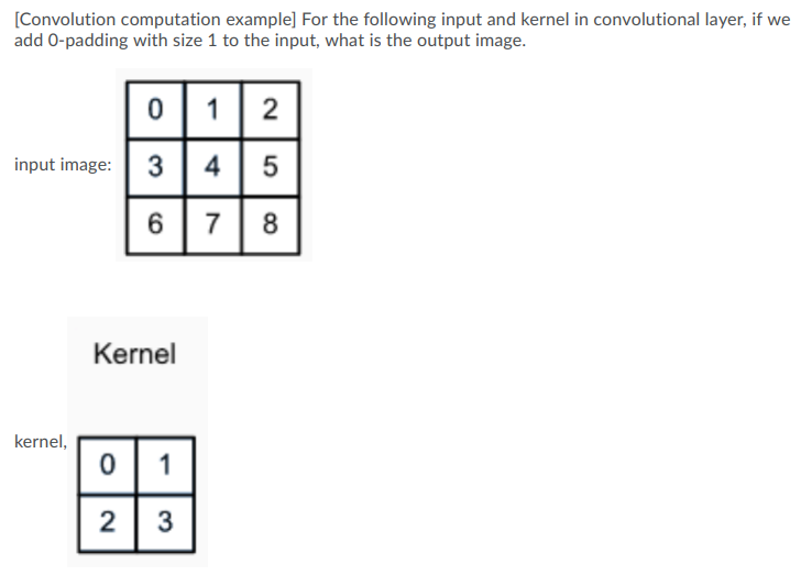 Solved Question 11 (1 point) [Convolution computation | Chegg.com