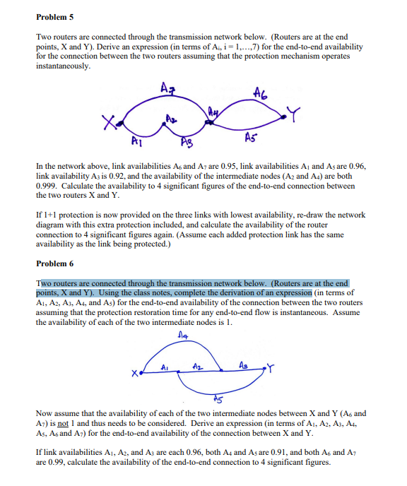 Solved Two routers are connected through the transmission | Chegg.com