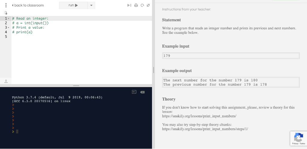 Solved back to classroom Instructions from your teacher | Chegg.com