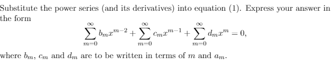 Solved Consider the variable coefficient linear second order | Chegg.com