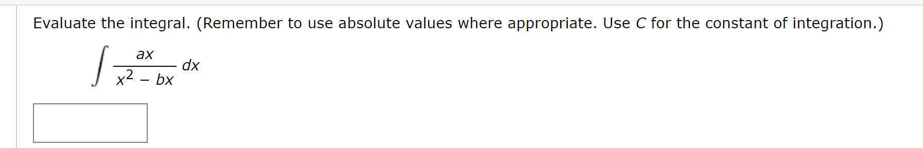 Solved Evaluate The Integral Remember To Use Absolute