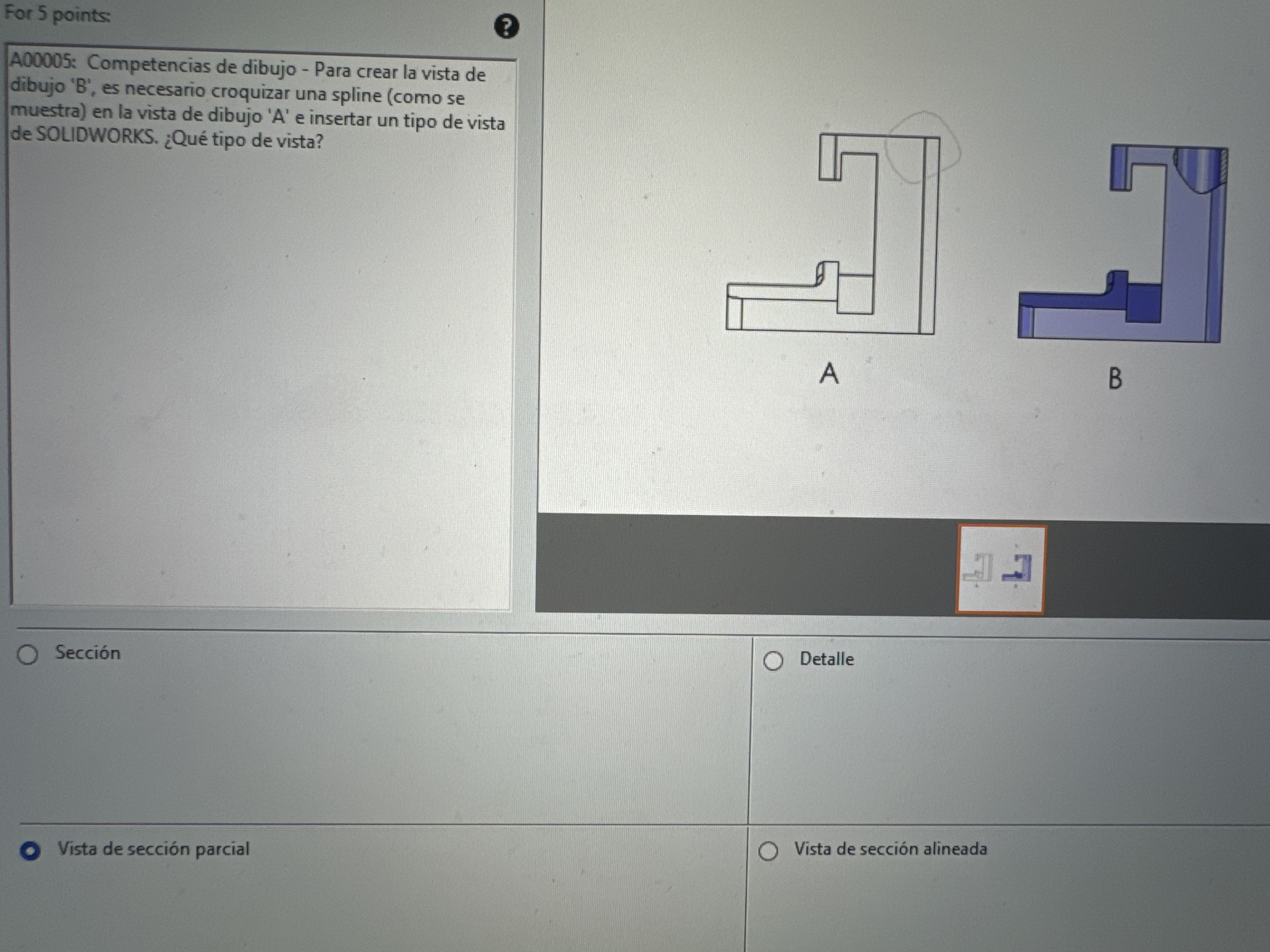 Solved A00005: Competencias de dibujo - ﻿Para crear la vista | Chegg.com