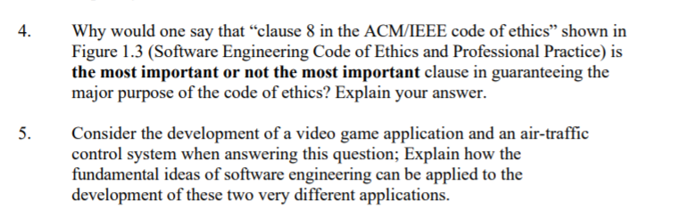 4. Why would one say that “clause 8 in the ACM/IEEE | Chegg.com