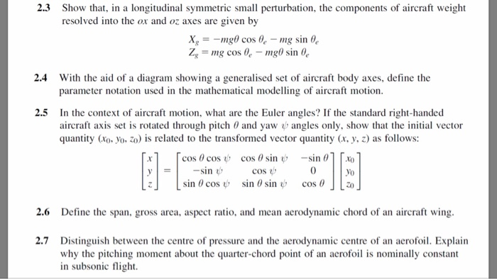 2.3 Show that, in a longitudinal symmetric small | Chegg.com