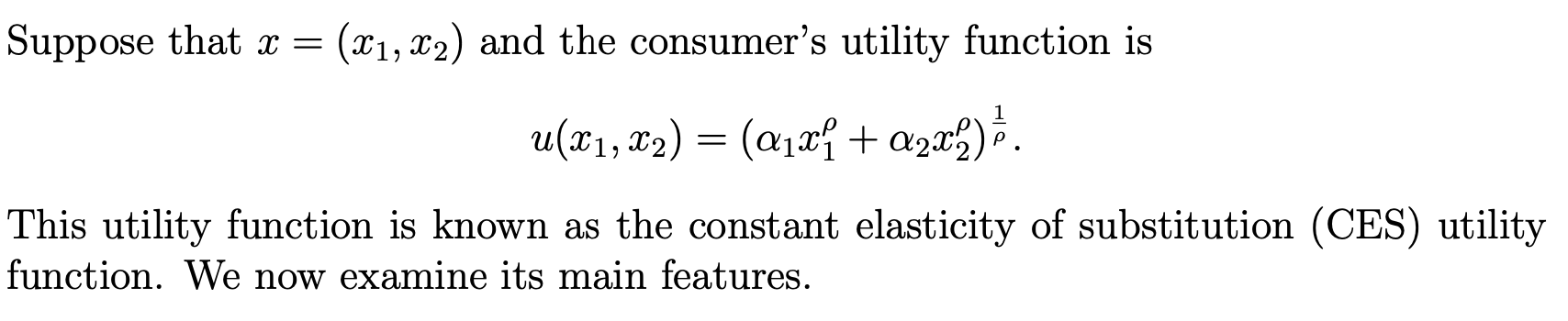 Solved Suppose that x = (x1, x2) and the consumer's utility | Chegg.com