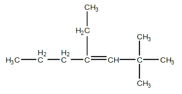 Solved CH3 H2C CH3 H2 H2 H3C—C—C—C=CH- C-CH3 CH3 | Chegg.com