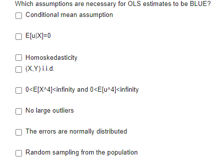Ols Blue Assumptions | All about Gauss Markov Theorem for Ordinary ...