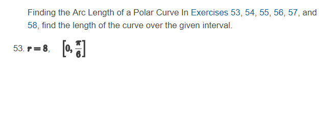 Solved Finding the Arc Length of a Polar Curve In Exercises | Chegg.com