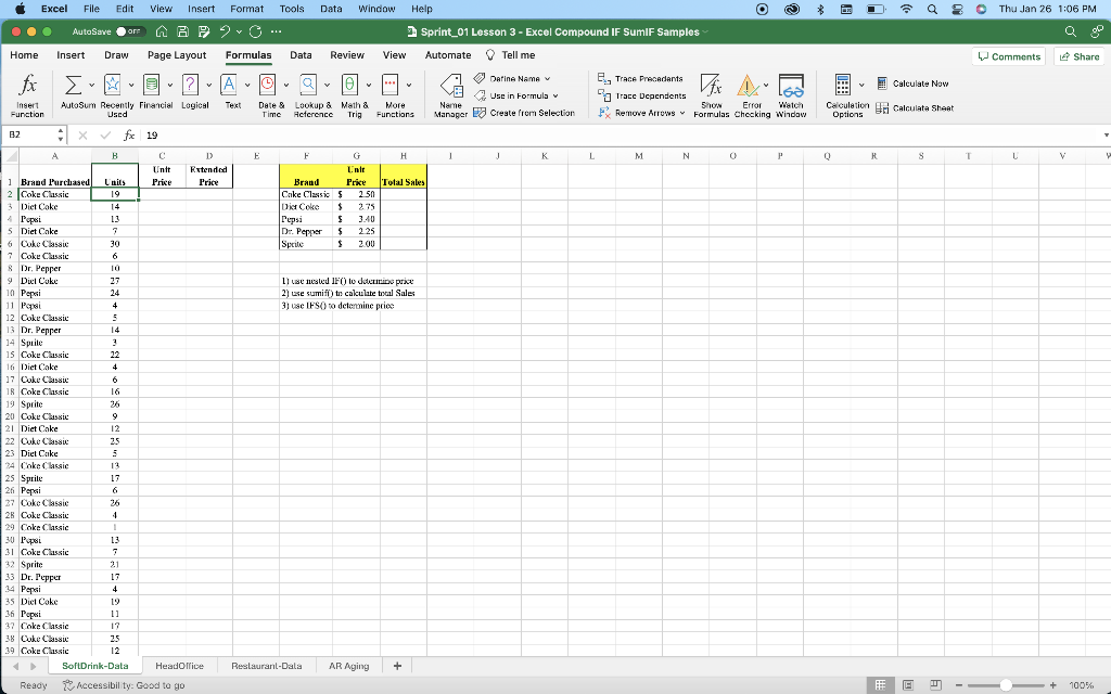 Solved Need examples/formulas to show how to do it not just | Chegg.com