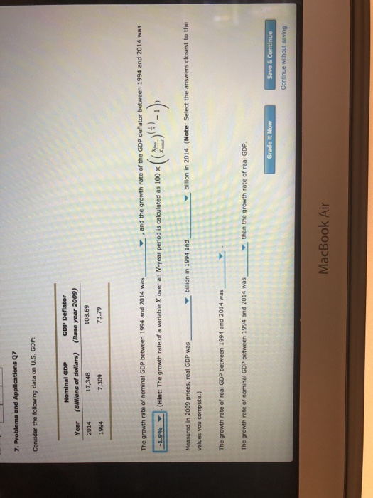 Solved 7. Problems and Applications Q7 Consider the | Chegg.com