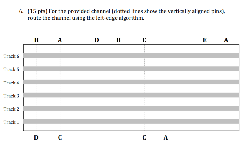 For the provided channel (dotted lines show the | Chegg.com