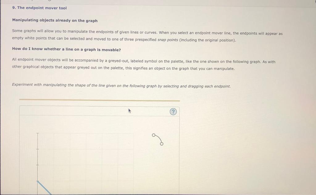 Solved Manipulating objects already on the graph Some graphs | Chegg.com Solved Manipulating objects already on the graph Some graphs | Chegg.com