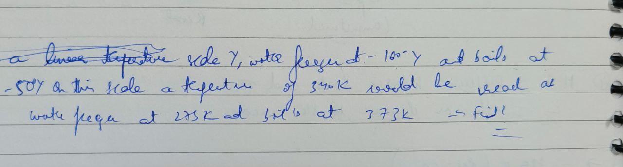 Solved -50\% an this scale a teyentur of 340k vodd be read | Chegg.com
