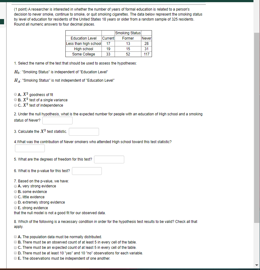 Solved HW8-Practice: Problem 2 Problem Value: 1 point(s). | Chegg.com