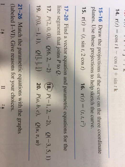 Solved Draw the projections of the curve on the three | Chegg.com