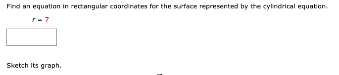 Solved Find an equation in rectangular coordinates for the | Chegg.com