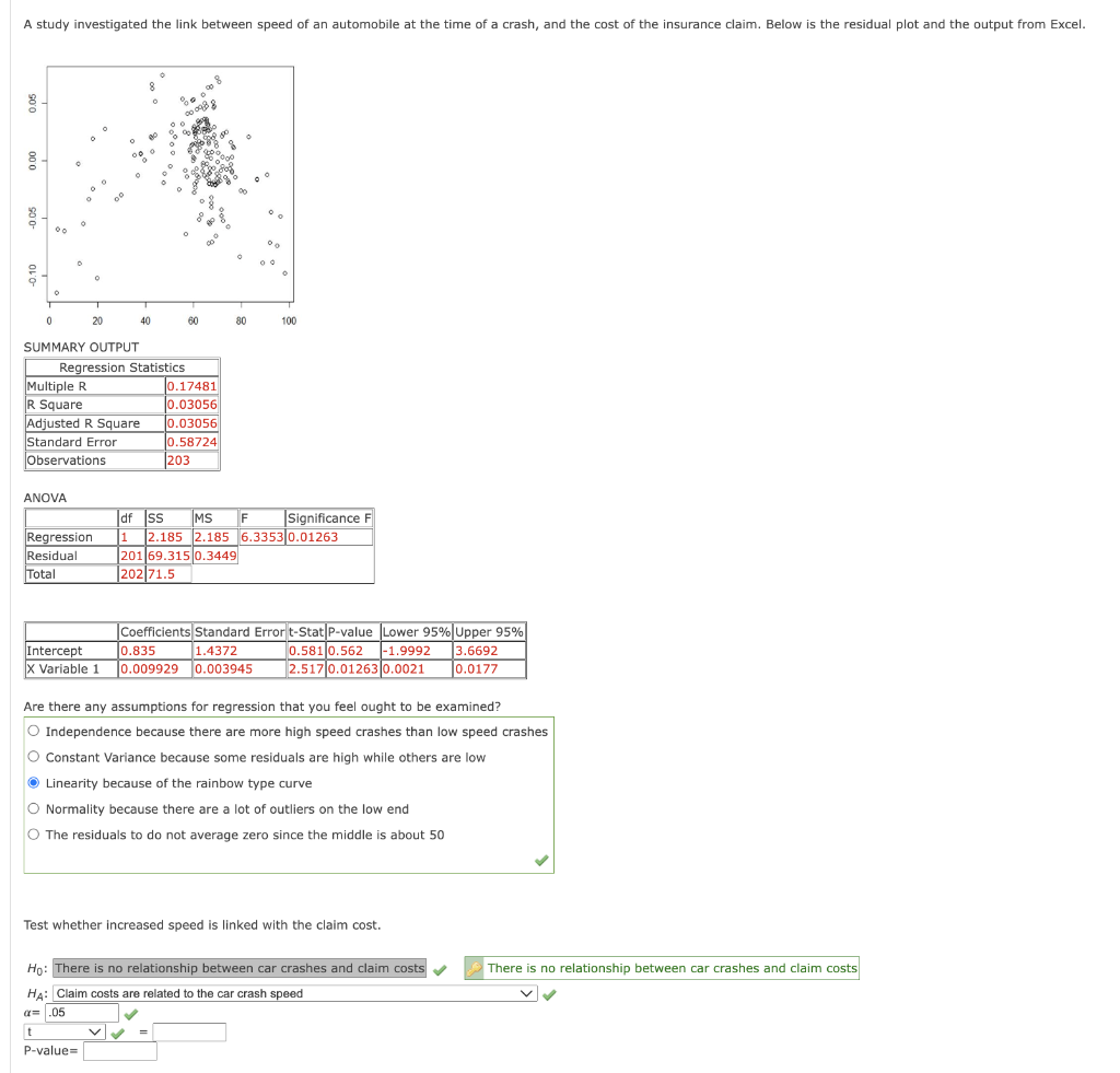 Solved Can someone explain how to solve the z/t and p values | Chegg.com