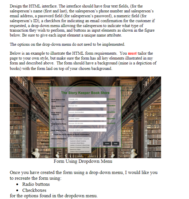 Solved HELP ASAP PLEASE!!! Html & CSS PLEASE MAKE IT LOOK | Chegg.com