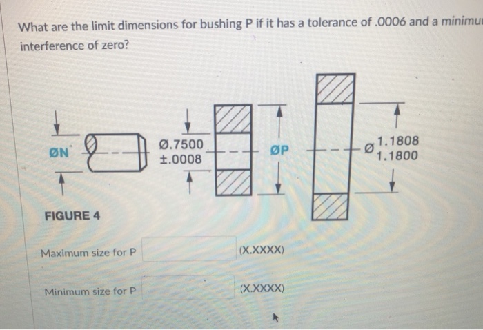 Solved Question 11 0106. H7/p6 06 H8/f7 (A) SHAFT IN BUSHED | Chegg.com