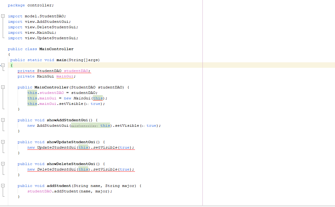 Solved I have a code about student list + major, it's about | Chegg.com
