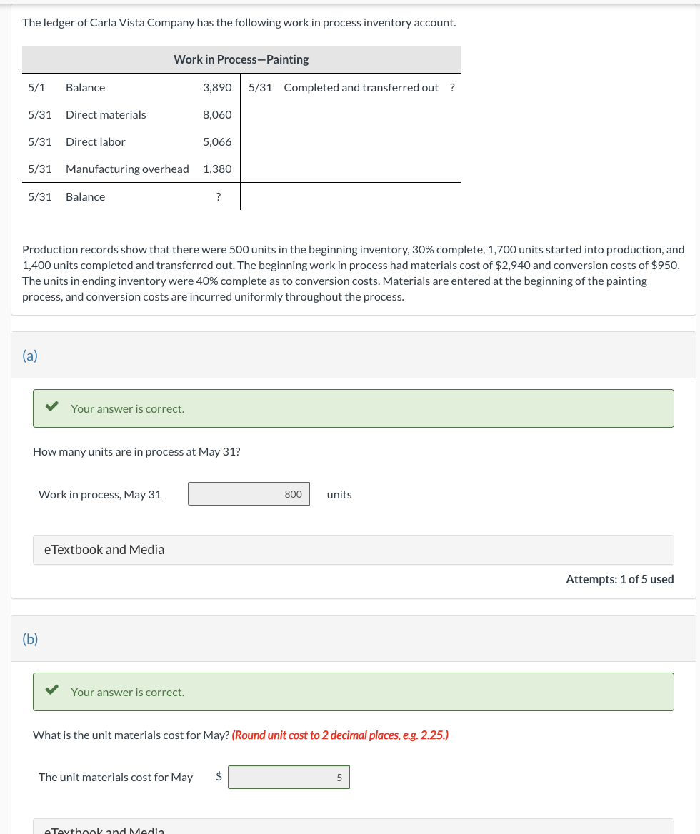 Solved The ledger of Carla Vista Company has the following | Chegg.com