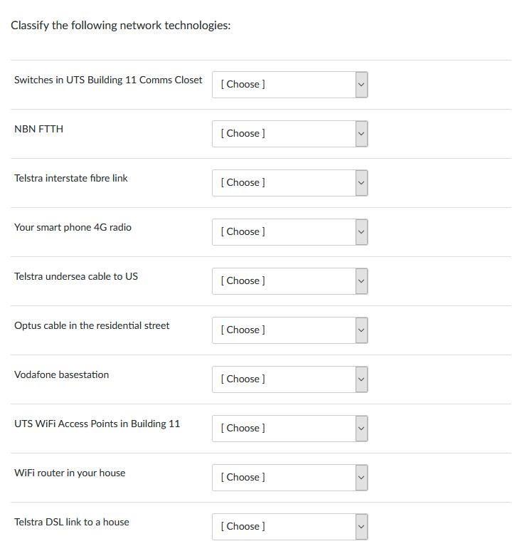 Solved Options are: mobile network, ISP core network, ISP | Chegg.com