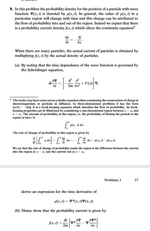 Solved 8. In this problem the probability density for the | Chegg.com