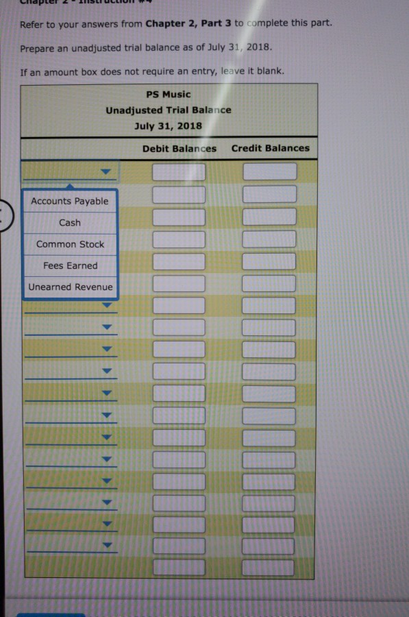 Solved Chapter 2-Instruction #2 The following transactions | Chegg.com
