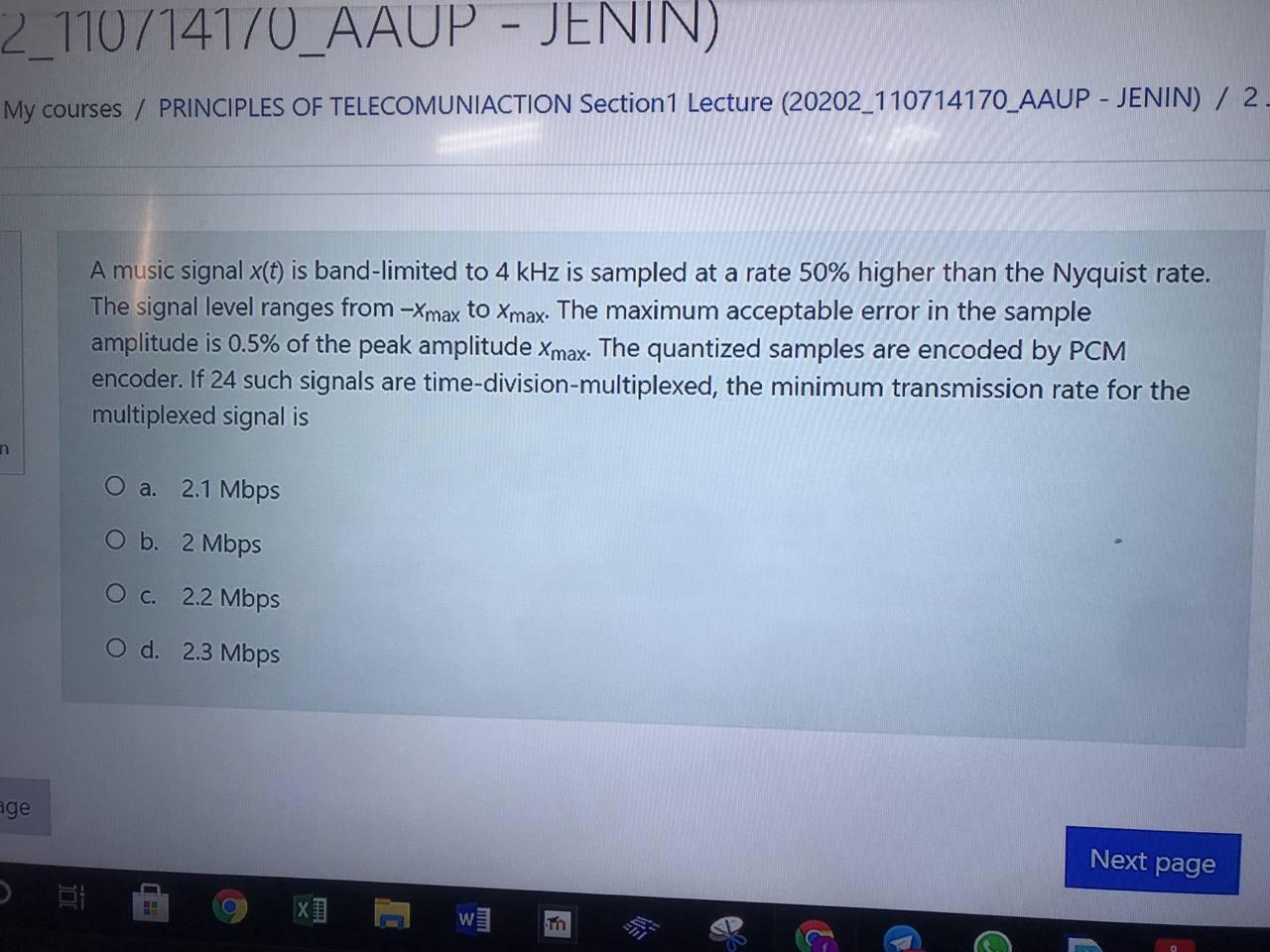 Solved 2_110714170_AAUP - JENIN) My courses / PRINCIPLES OF | Chegg.com