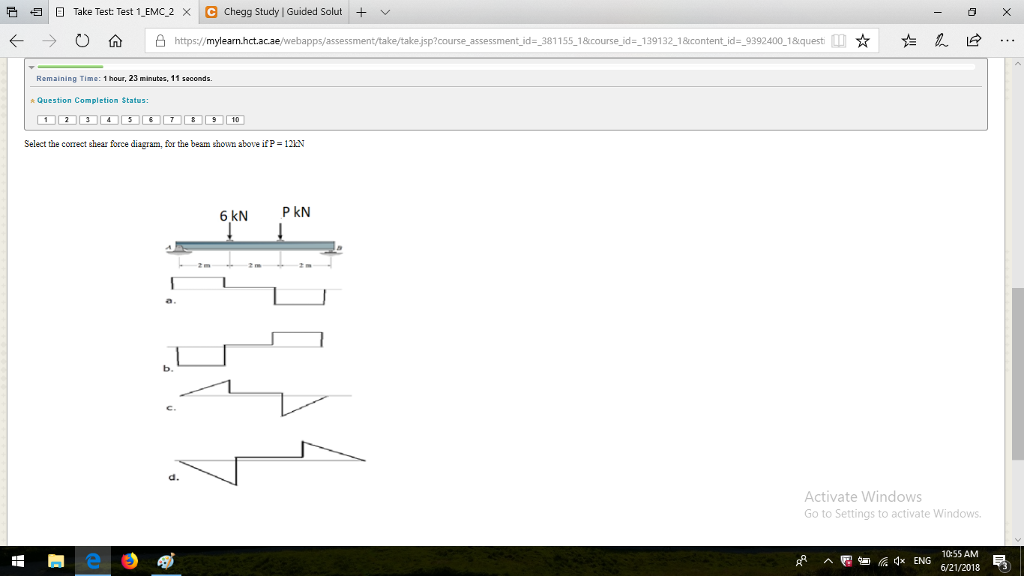 Solved ? ?? Take Test: Test 1,EMC,2 × e Chegg Study | Guided | Chegg.com