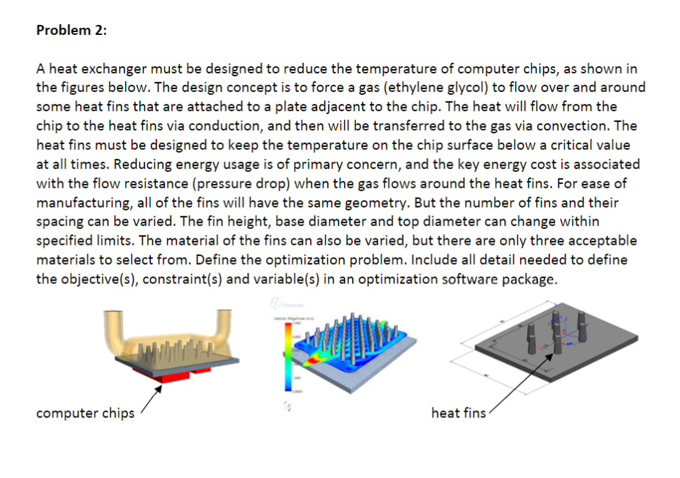 Problem 2: A heat exchanger must be designed to | Chegg.com