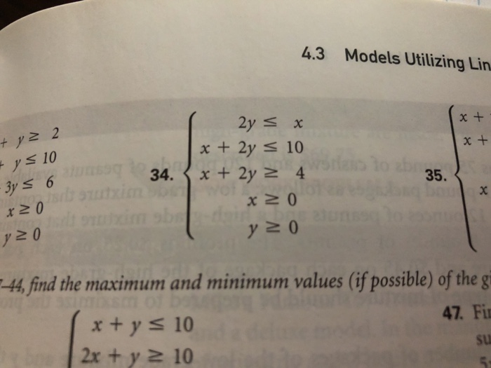 Solved 198 Chapter 4 Linear Programming with Two Variables | Chegg.com