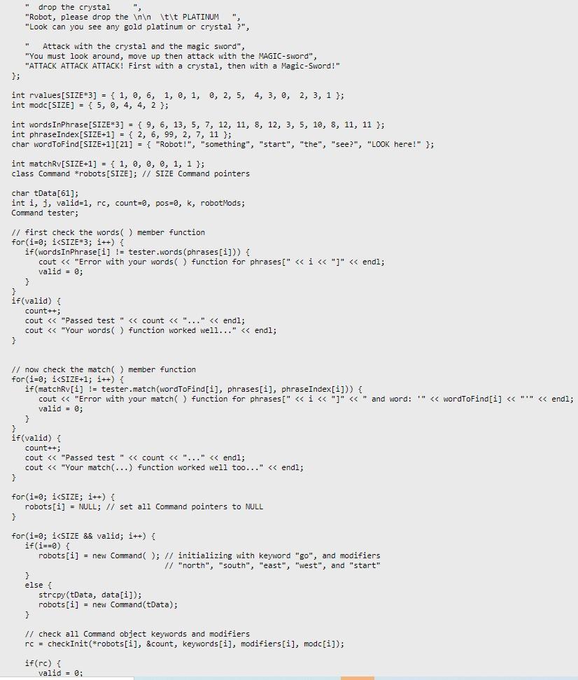 Solved int match(const char *str, const char *sentence, int | Chegg.com